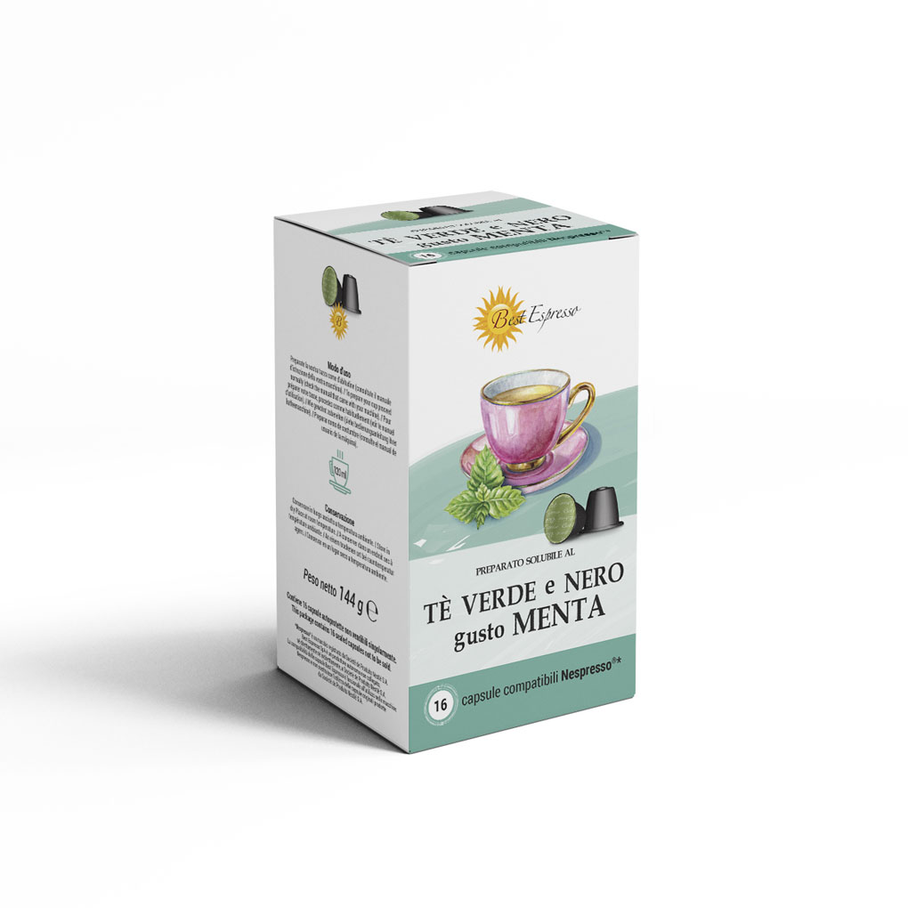 FLAG - Tè Verde e Nero gusto Menta - Best Espresso ONLINE